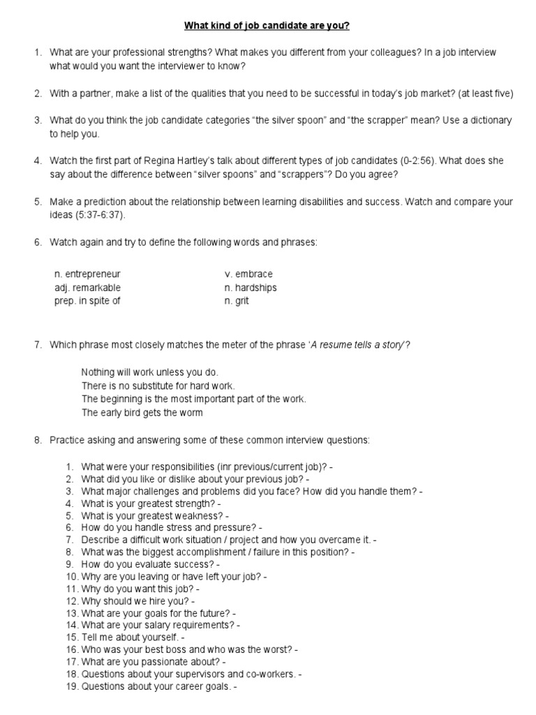 Paper Based Exam Document | PDF | Job Interview | Cognition