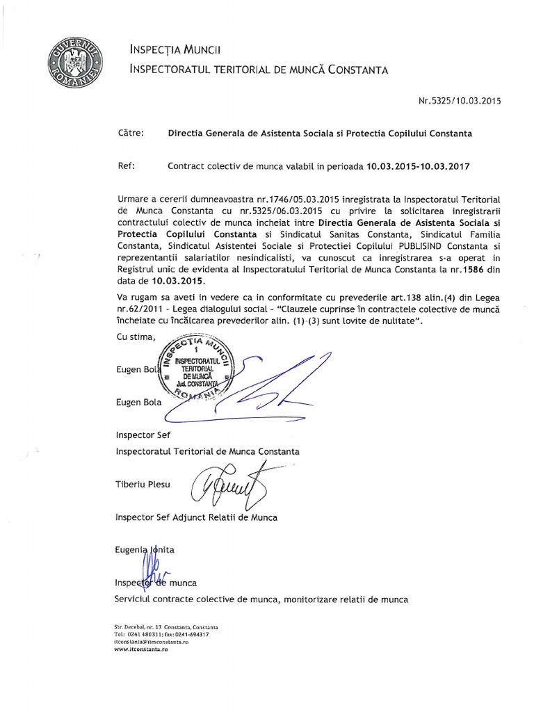 CCM Dgaspc Constanta | PDF