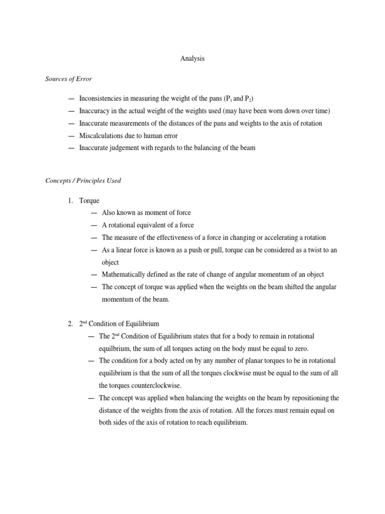 Experiment 104 Indiv Report | PDF | Torque | Rotation Around A Fixed Axis