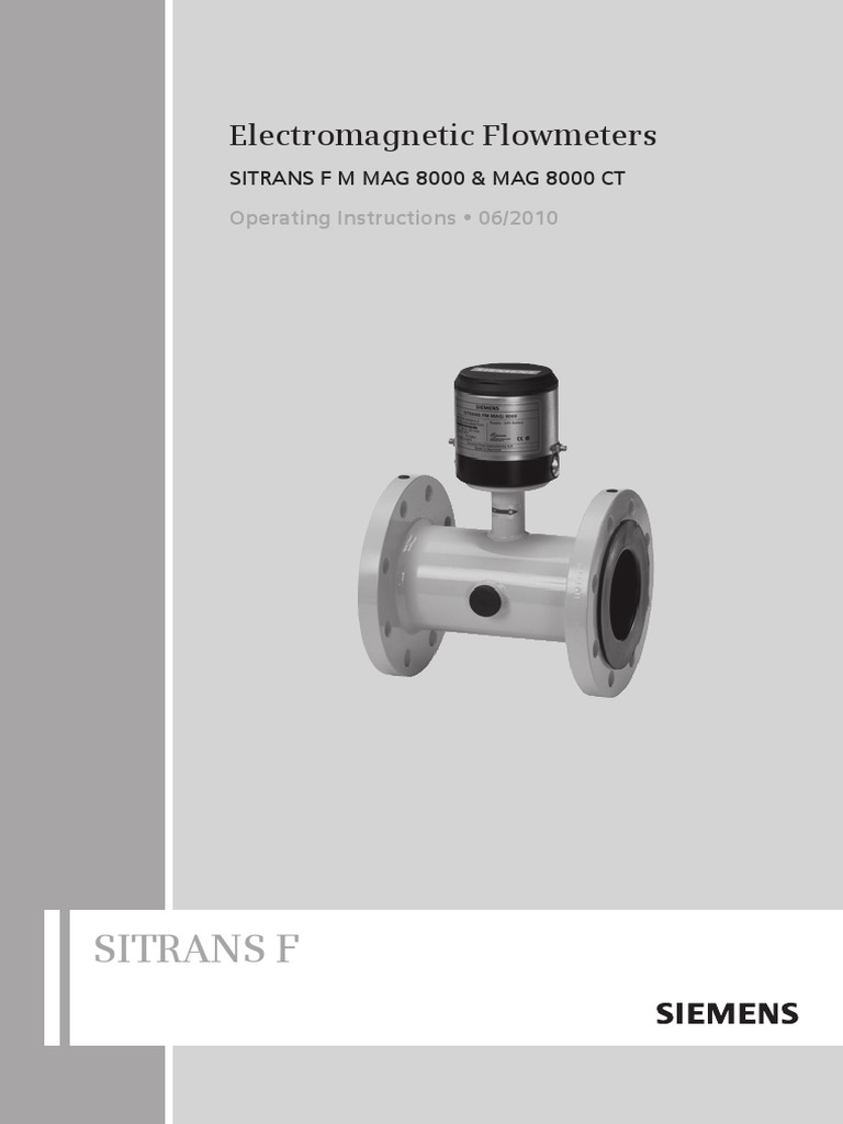MAG8000 Manual PDF | Download Free PDF | Lithium Ion Battery | Flow Measurement