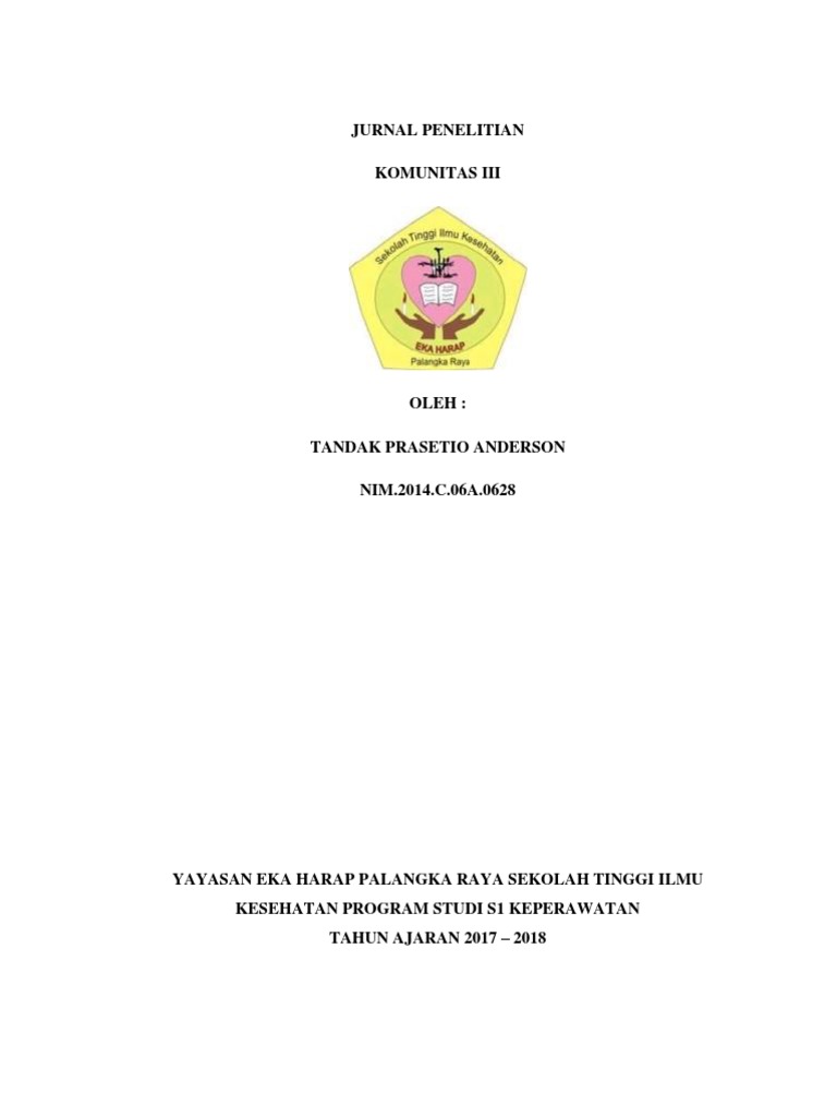 Cover Jurnal Penelitian | PDF