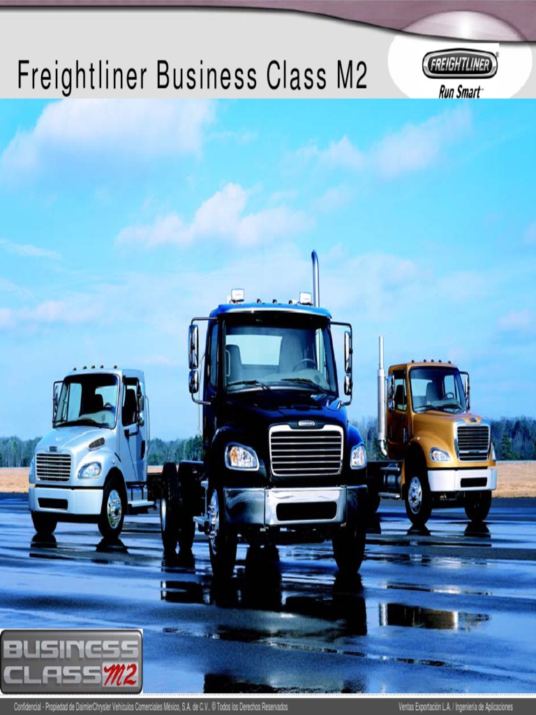 FREIGHTLINER M2 Presentacion | PDF | Eje | Neumático