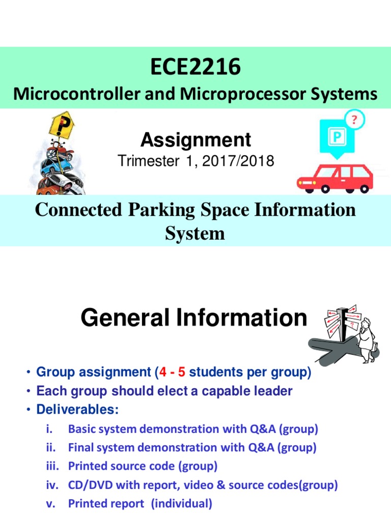 Microcontroller and Microprocessor Systems Assignment: Trimester 1, 2017/2018 | PDF | Computer ...