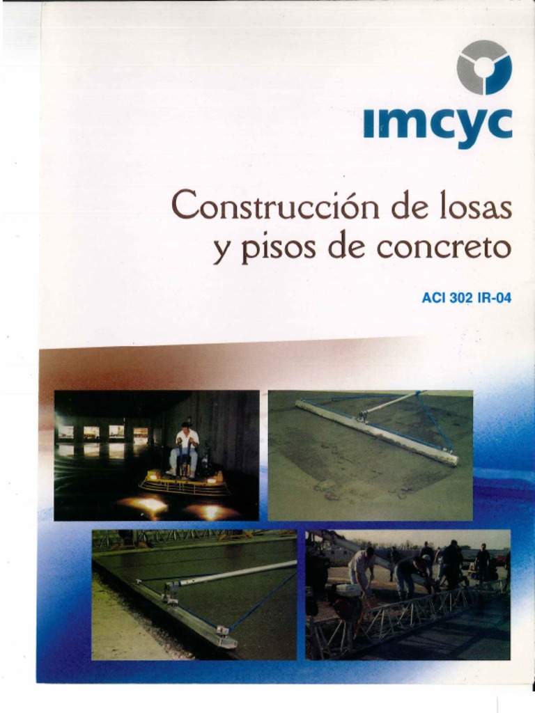 Losas y Pisos Aci 302 Ir-04 PDF | PDF