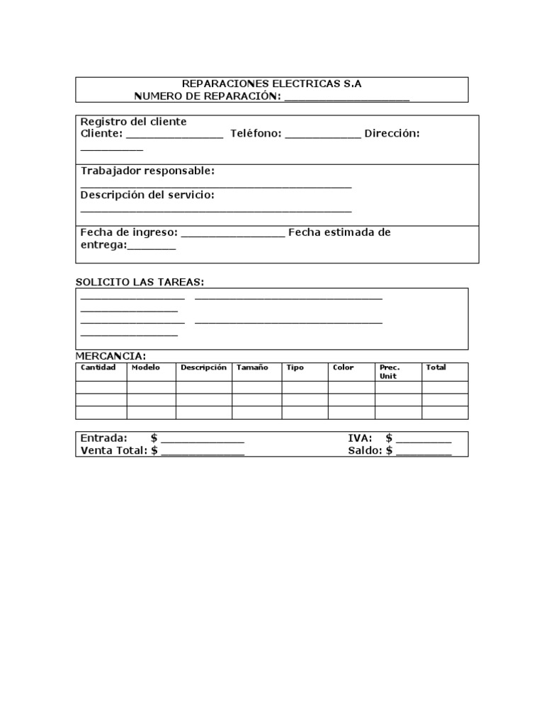 Ejemplos de Formatos | PDF | Business | Informática y tecnología de la ...