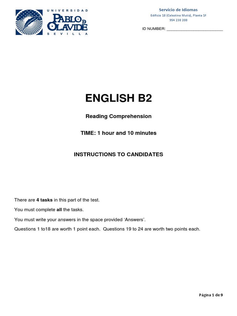 English B2: Reading Comprehension | PDF | Barbie