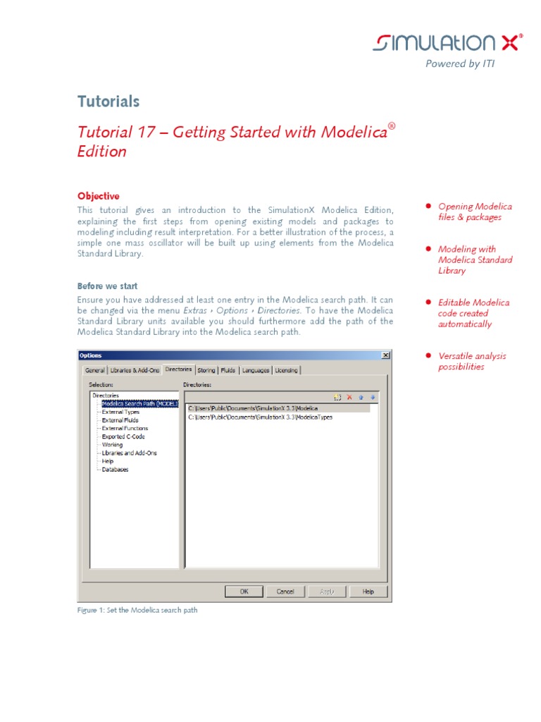 Tutorials: Tutorial 17 - Getting Started With Modelica Edition | PDF | Graphical User Interfaces ...