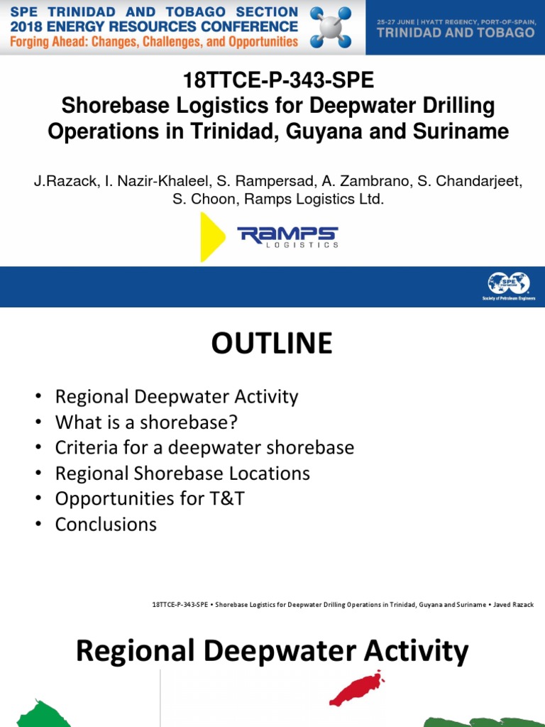 Shorebase Logistics for Deepwater Drilling | PDF | Warehouse | Logistics