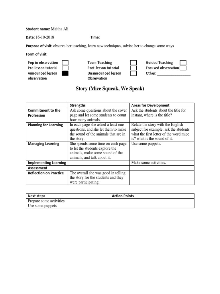 Story (Mice Squeak, We Speak) | PDF