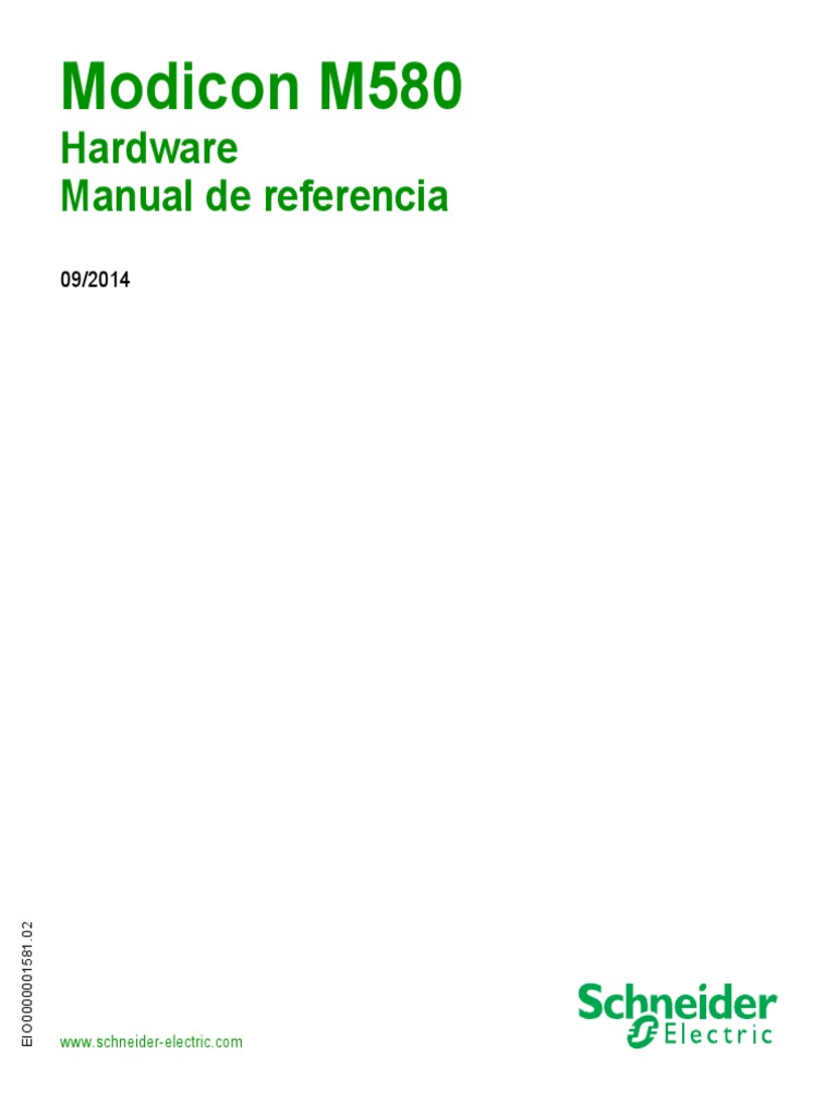 Modicon M580 PDF | PDF | Controlador lógico programable | Unidad ...