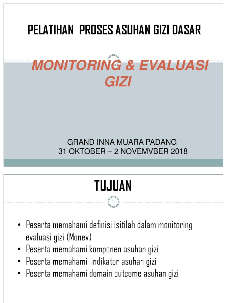 MONEV GIZI Padang | PDF