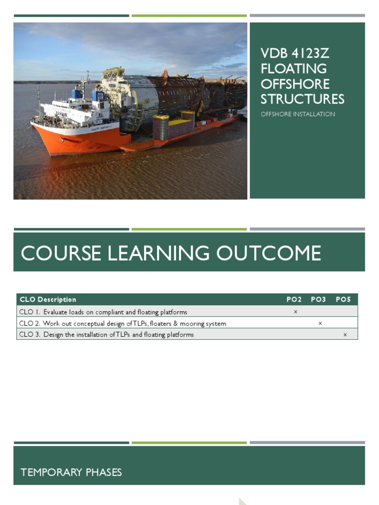 Offshore Fabrication, Transportation and Installation | PDF | Offshore ...