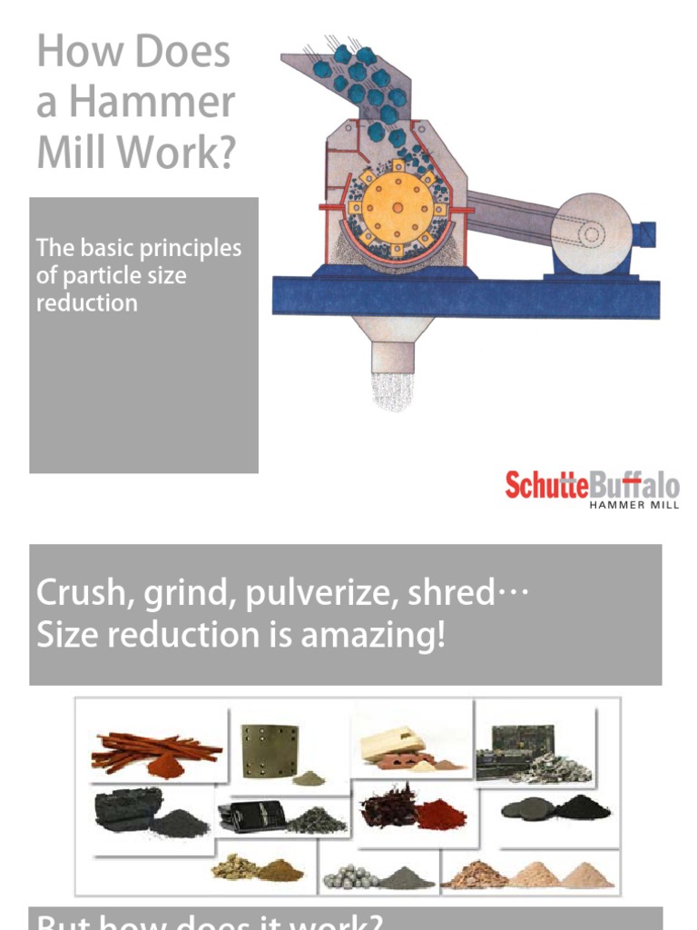 How Does A Hammer Mill Work?: The Basic Principles of Particle Size ...