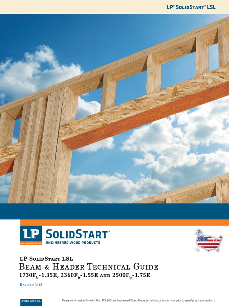 LSL Beam and Header | PDF | Lumber | Bending