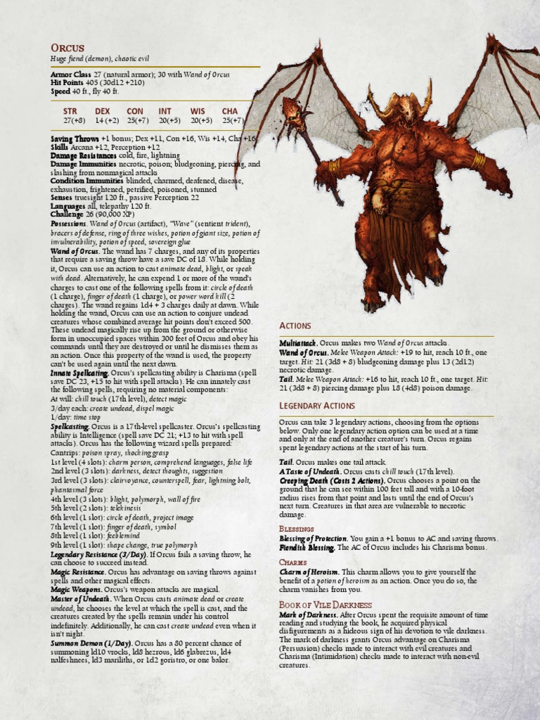 The Wand of Orcus: A Comprehensive Analysis of the Artifact, Abilities ...