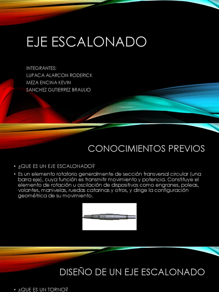 Eje Escalonado | PDF | Eje | Máquinas