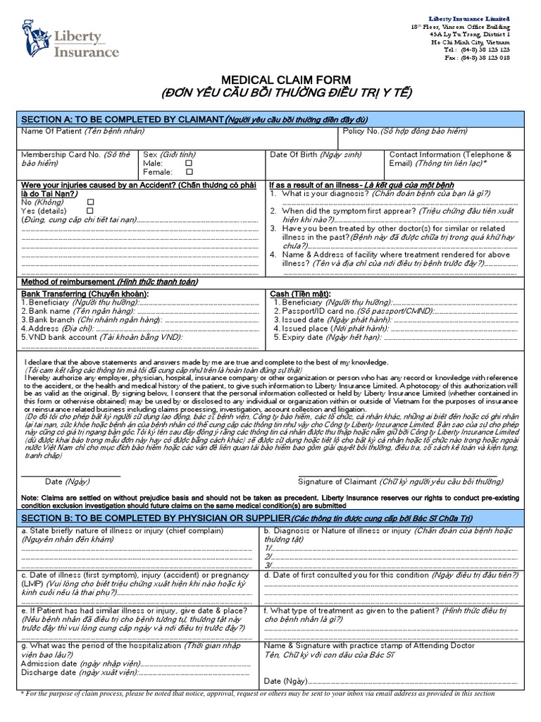 Medical Claim Form Update | PDF