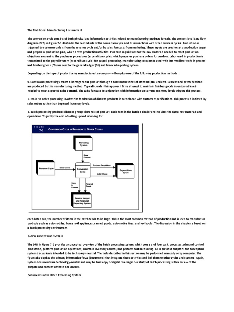 The Traditional Manufacturing Environment | PDF | Lean Manufacturing ...