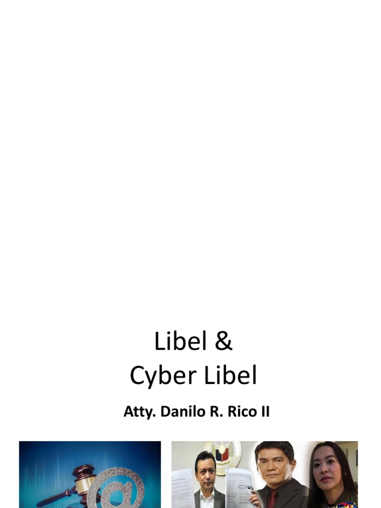 Short Summary of Libel & Cyber Libel | PDF | Defamation | Virtue