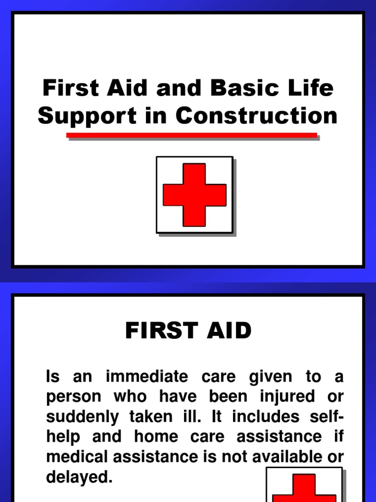 First Aid Basics for Construction Safety | PDF | First Aid | Burn