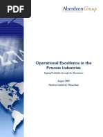 Operational Excellence Roadmap | PDF | Leadership | Business Process