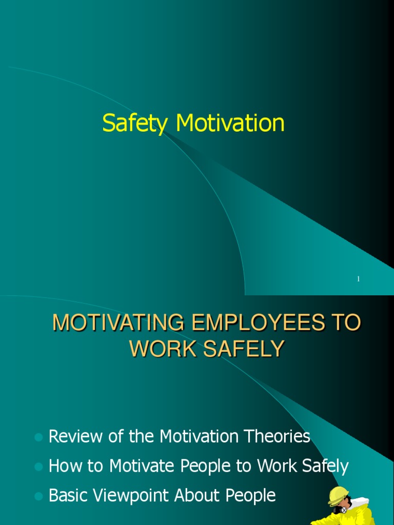 Safety Motivation | PDF | Motivation | Motivational