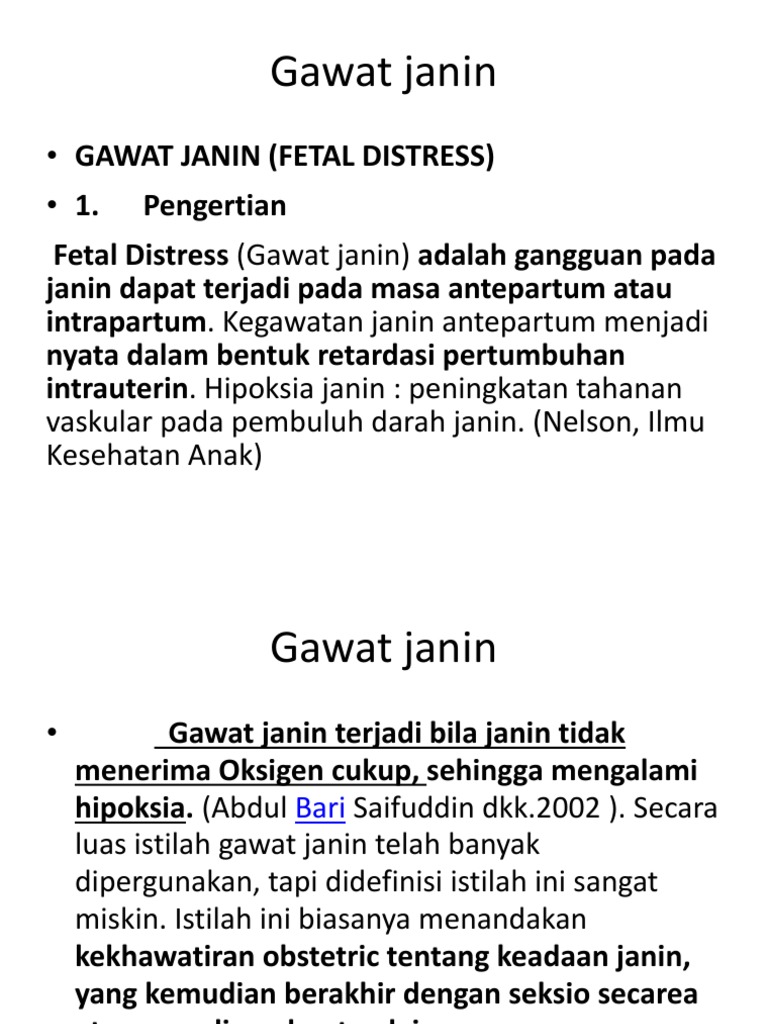 Gawat Janin | PDF