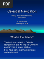 Celestial Navigation Formulas & Calculations | PDF | Navigation | Azimuth