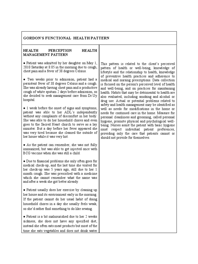 GORDON's | PDF | Sleep | Urinary Incontinence