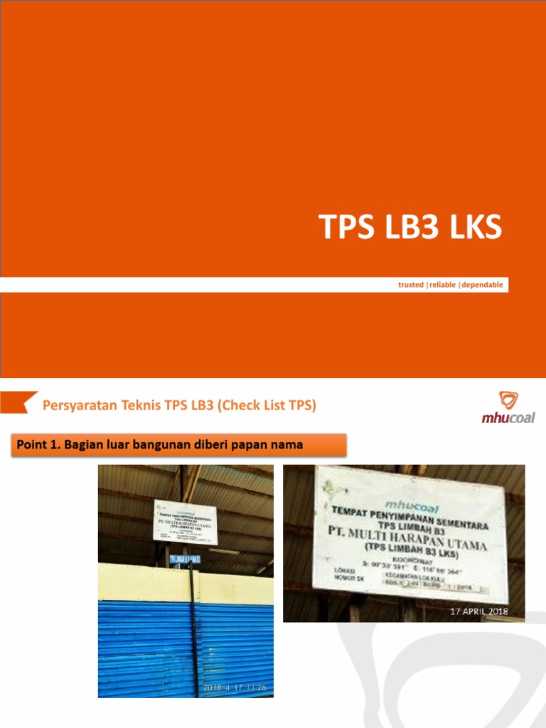 Checklist Tps Lb3 Lks | PDF