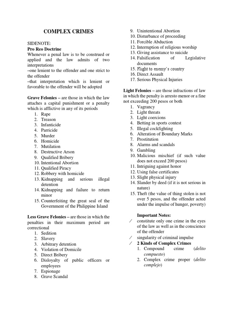 Complex Crimes | PDF | Murder | Crime & Violence