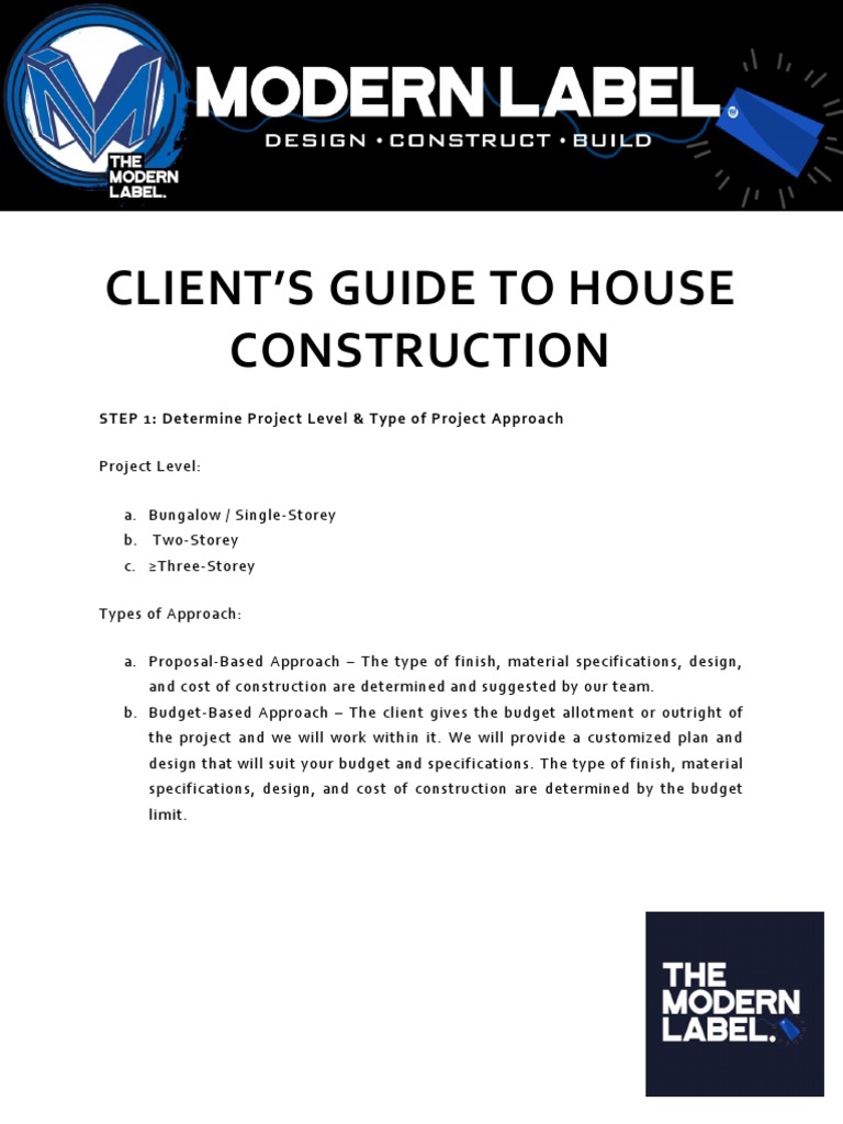 Client's Guide To Design and Build | PDF | Specification (Technical ...