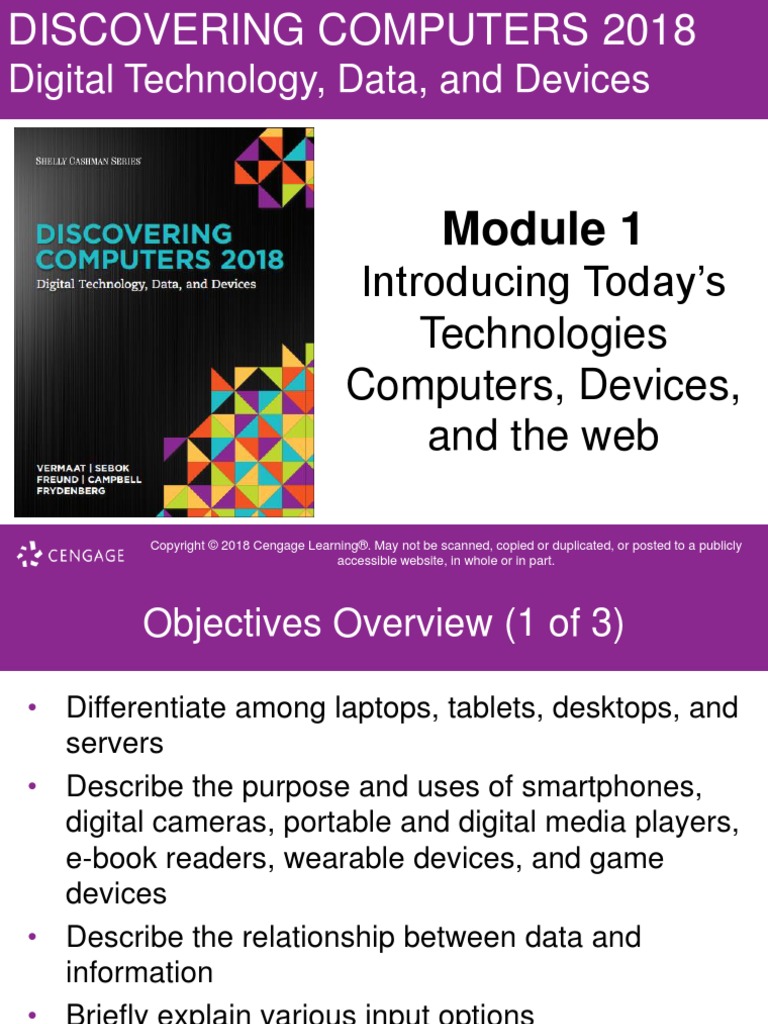 Digital Technology, Data, and Devices: Introducing Today's Technologies Computers, Devices, and ...