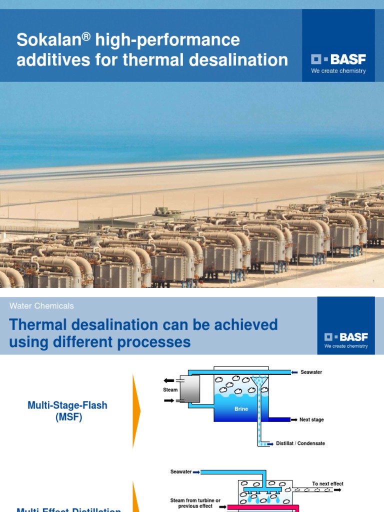 SOKALAN - High-Performance Additives For Thermal Desalination | PDF ...