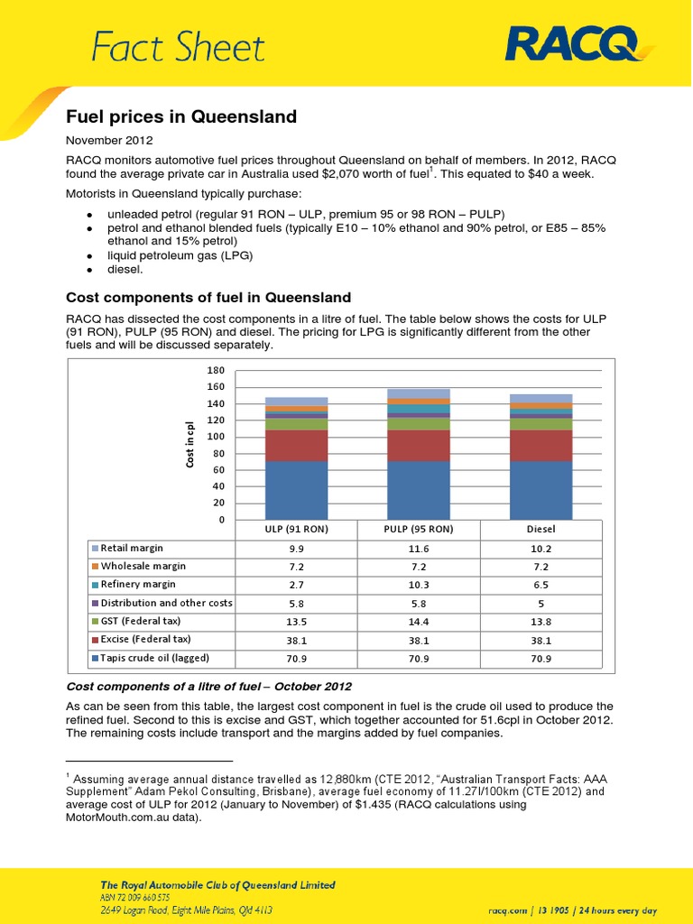2014-09-Fuel Prices Fact Sheet PDF | PDF | Gasoline | Liquefied ...