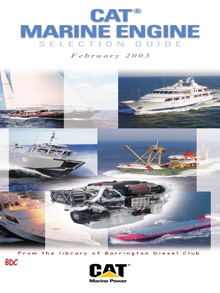 Cat Marine Engine Ratings PDF | PDF | Engines | Horsepower