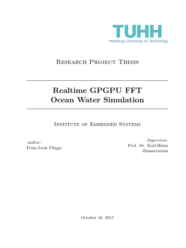 GPGPU FFT Ocean Simulation | PDF | Graphics Processing Unit | Fast ...