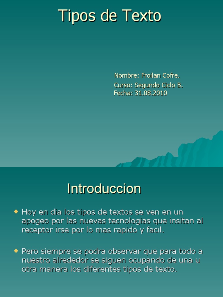 Tipos de Textos123 | PDF | Institución | Comunicación