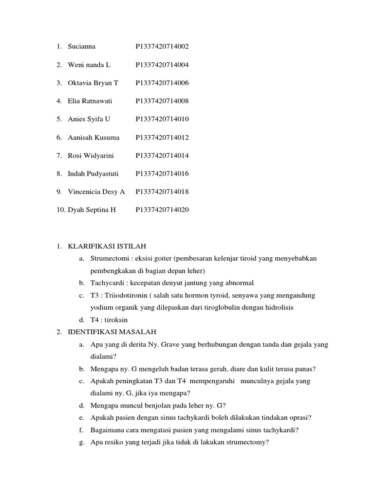 Penanganan Hipertiroidisme dan Strumectomy | PDF