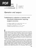 Lateral Cephalometric X-Ray | PDF | Dentistry Branches