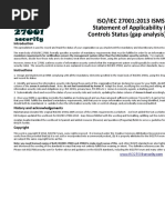 ISO 27K Self Assessment Checklist | PDF | Information Security | Access ...