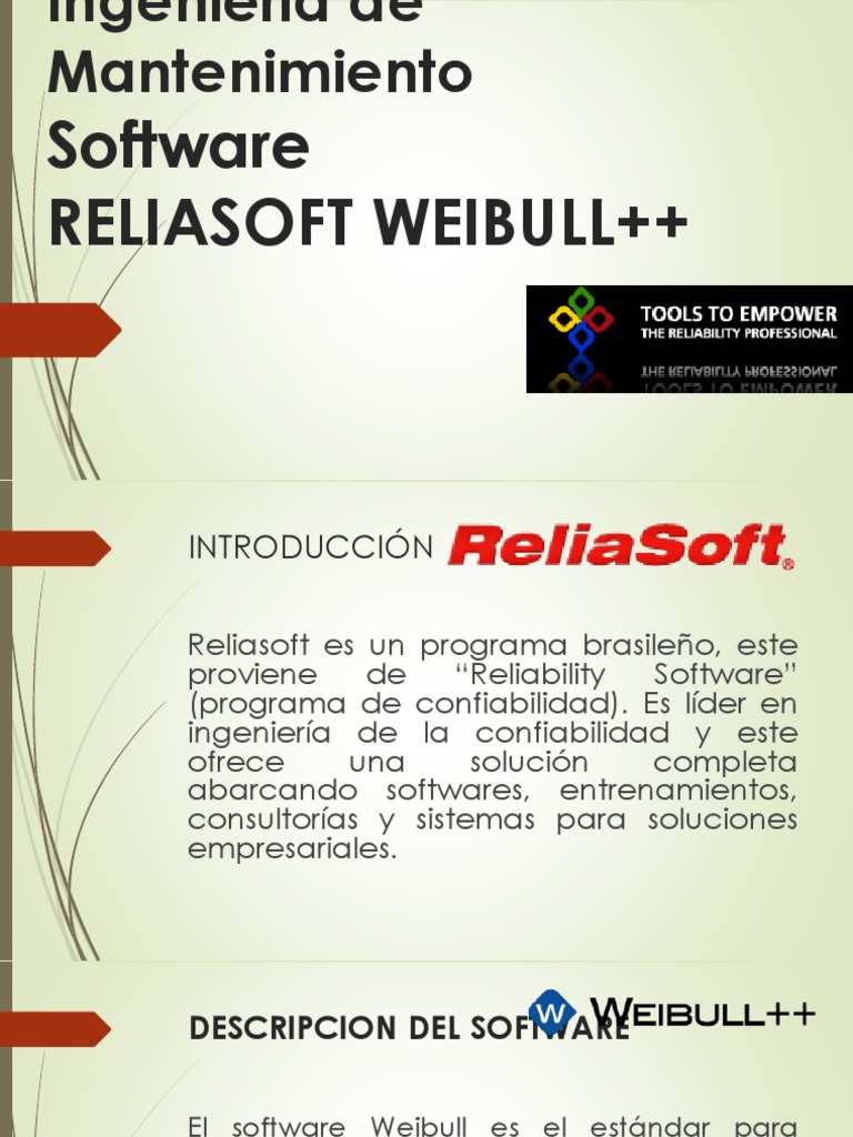 Ingeniería de Mantenimiento RELIASOFT | PDF | Distribución de Linux ...