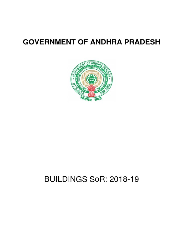 Buildings SoR (PART-III) PDF | PDF