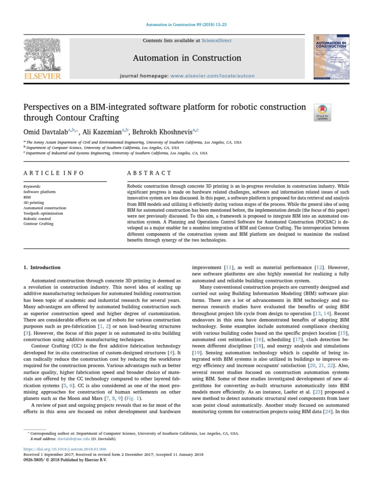 Bim Robotic Pdf Building Information Modeling Autodesk Revit