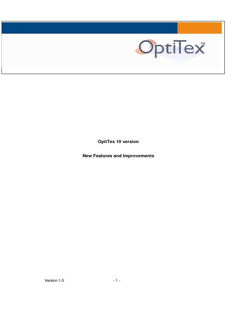 What's New in OptiTex Version 10 | PDF | 3 D Computer Graphics ...