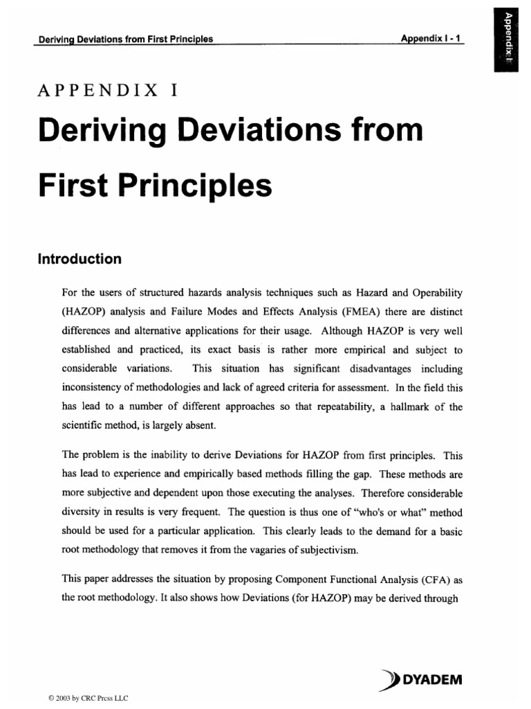 Deriving Deviations From First Principles: Appendix I | PDF | Pump | Valve