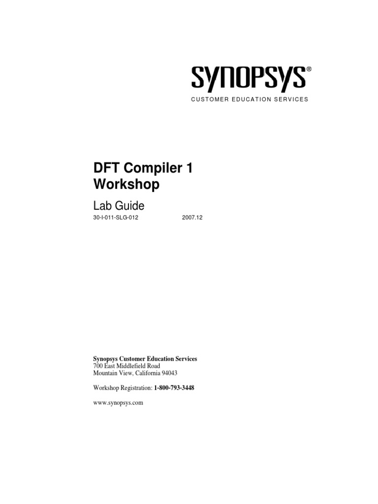 DFTC1 2007.12 LabGuide | PDF | Vhdl | Command Line Interface