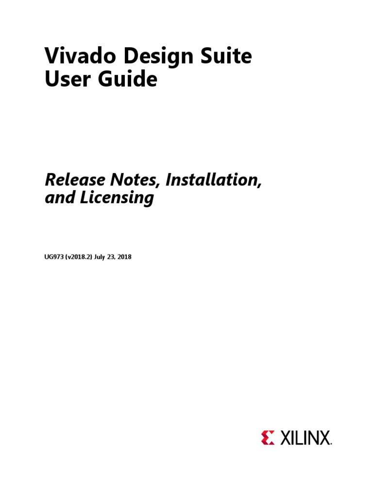 Vivado Design Suite User Guide: Release Notes, Installation, and ... Vivado Design Suite User Guide: Release Notes, Installation, and ...
