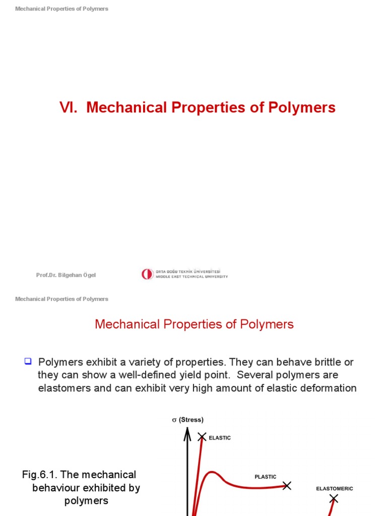 227-4b-Mechanical Properties of Solids.v2 | PDF | Polymers | Polyethylene