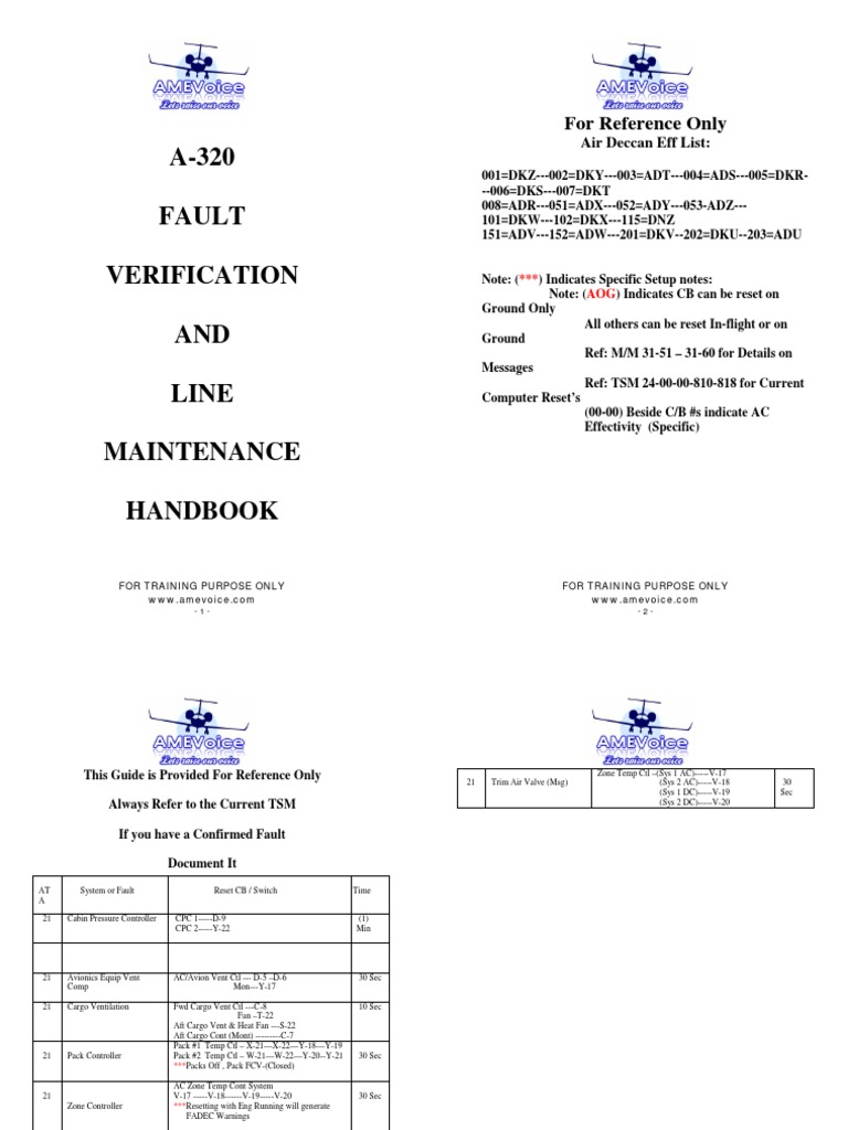 A 320 Fault Verification Guide | PDF | Aerospace | Aerospace Engineering